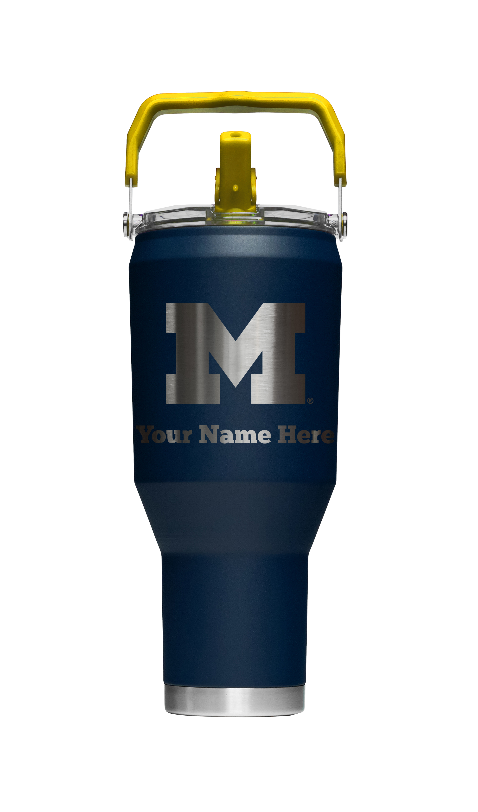 GameTime Sidekicks - Michigan Personalized 40oz Carry Tumbler Laser Etched